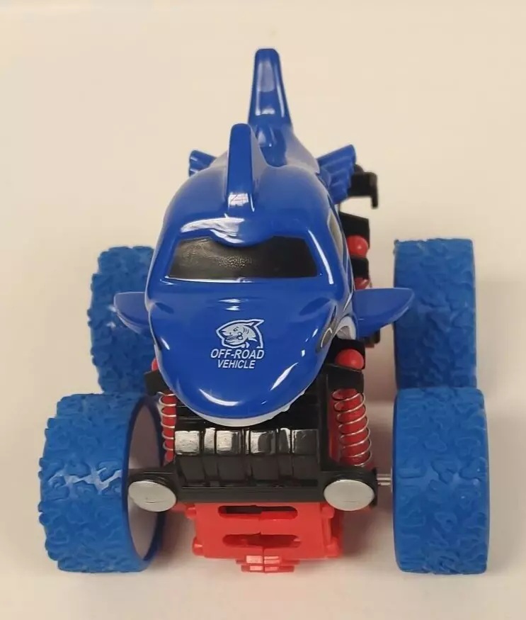 Shark Off Road Vehicle 4x4 Monster Truck Blue 4" Plastic | Property Room