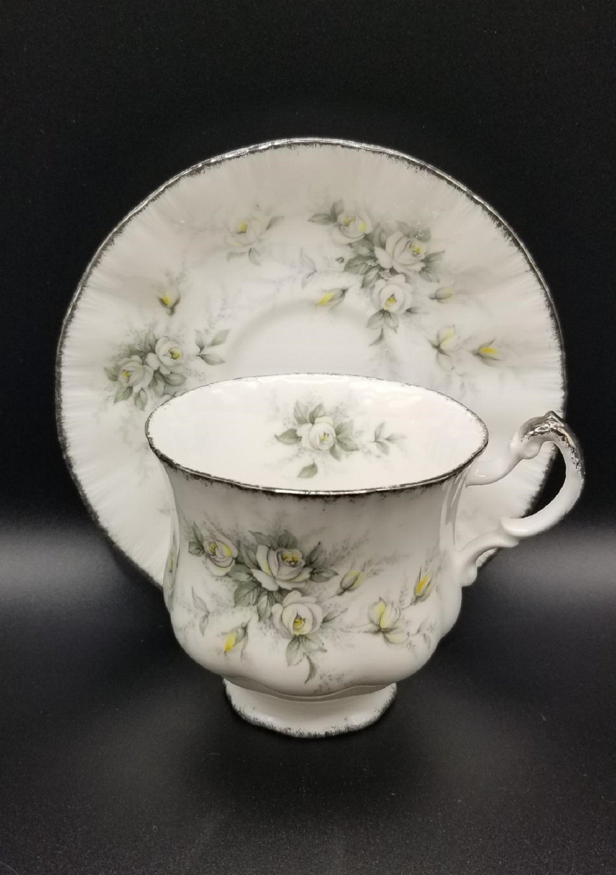 Vintage Paragon First Love Bone China Teacup and Saucer Set - Made in ...