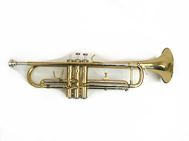 Jupiter Trumpet with Mother of Pearl Buttons c. 1970s | Property Room