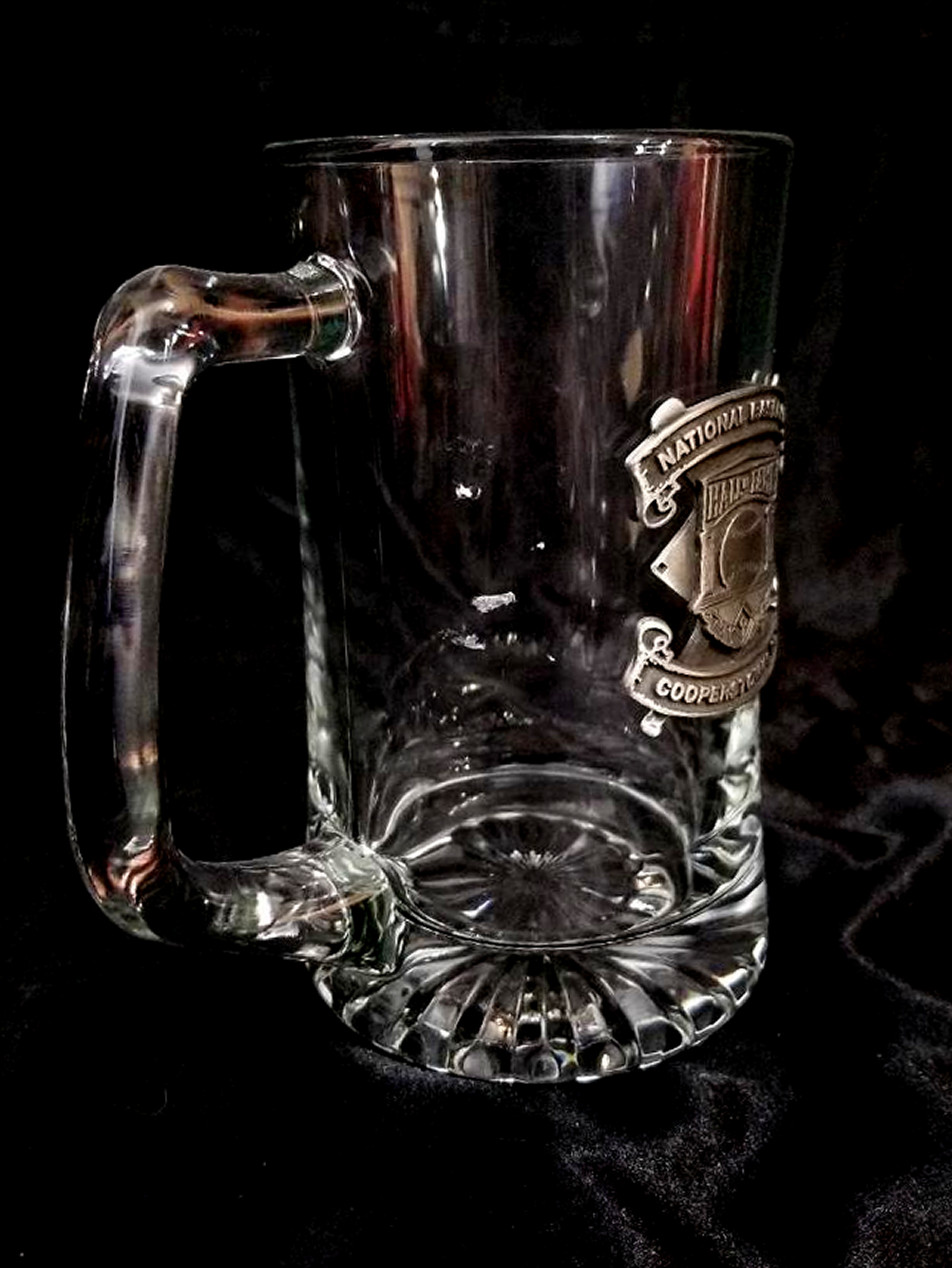 National Baseball Hall of Fame Vintage Glass Beer Mug | Property Room