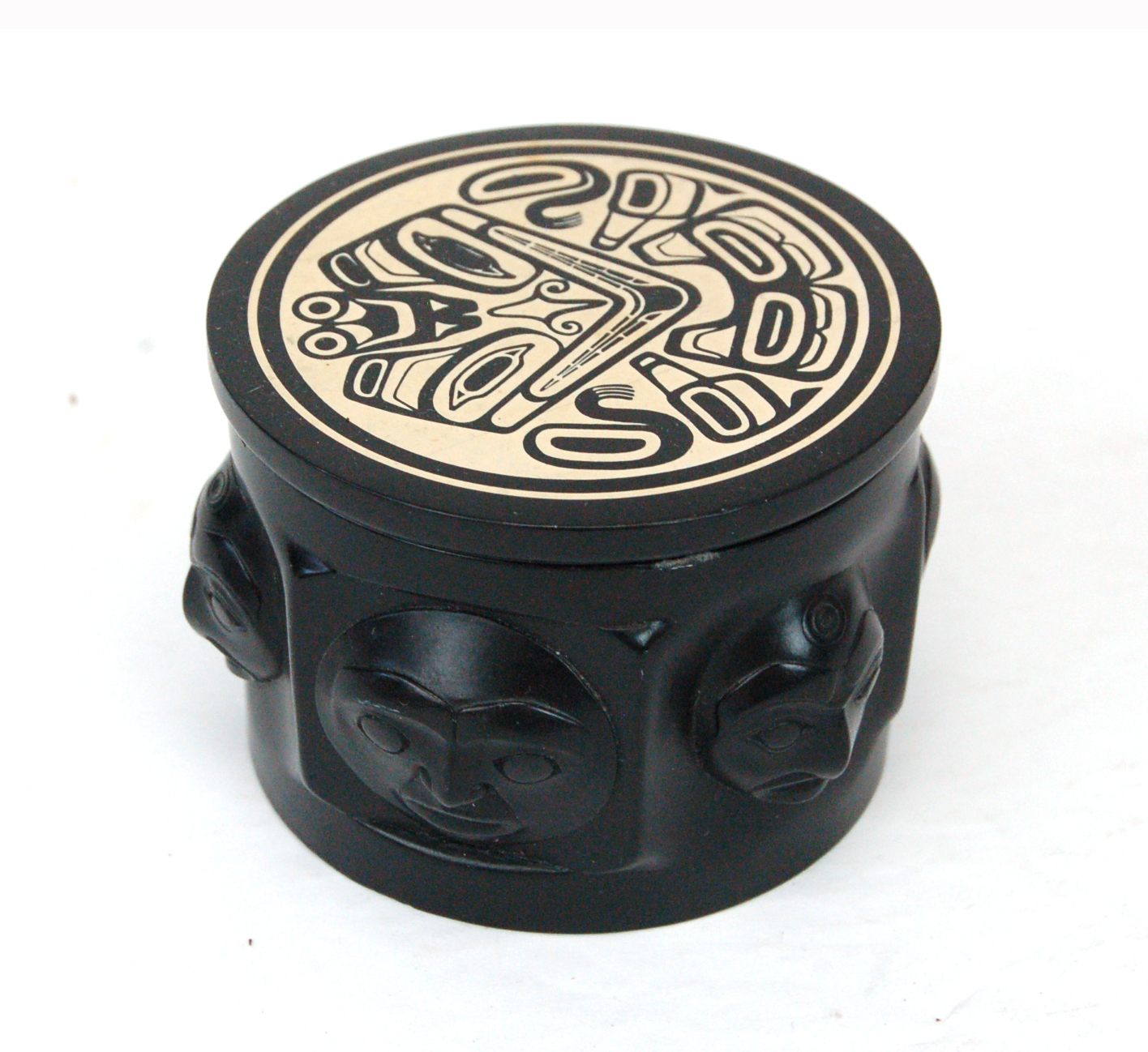 Collectible West Coast Native Art / Box with Lid | Property Room