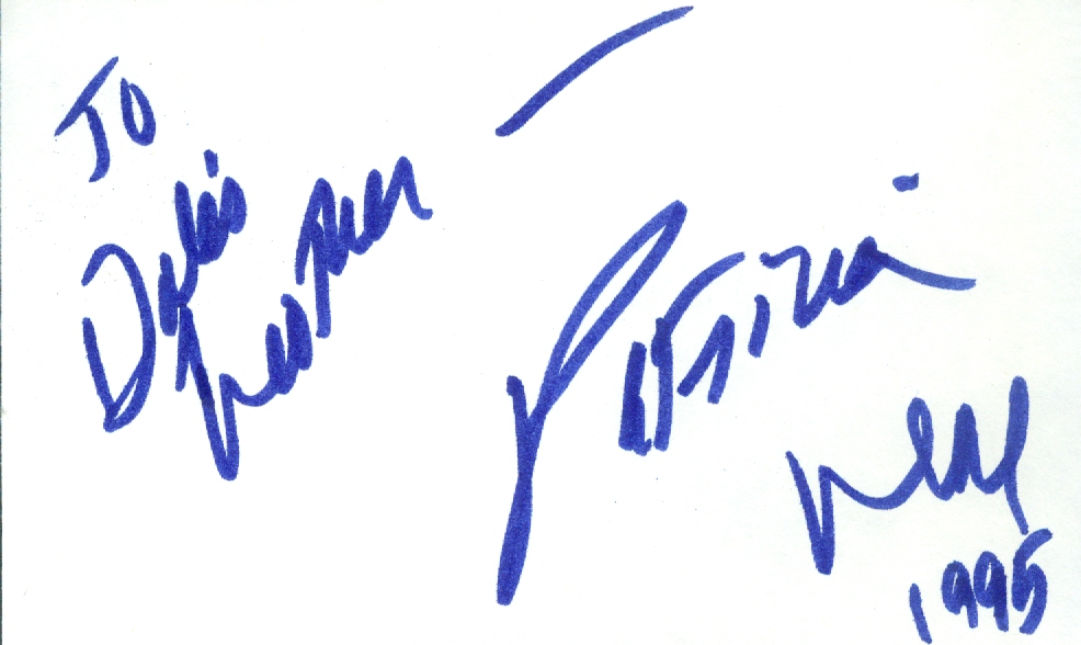 Patricia Neal Actress RIP 2010 Breakfast at Tiffany's Signed ...