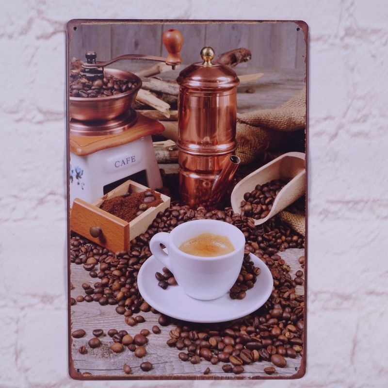 Coffee Metal Sign | Property Room