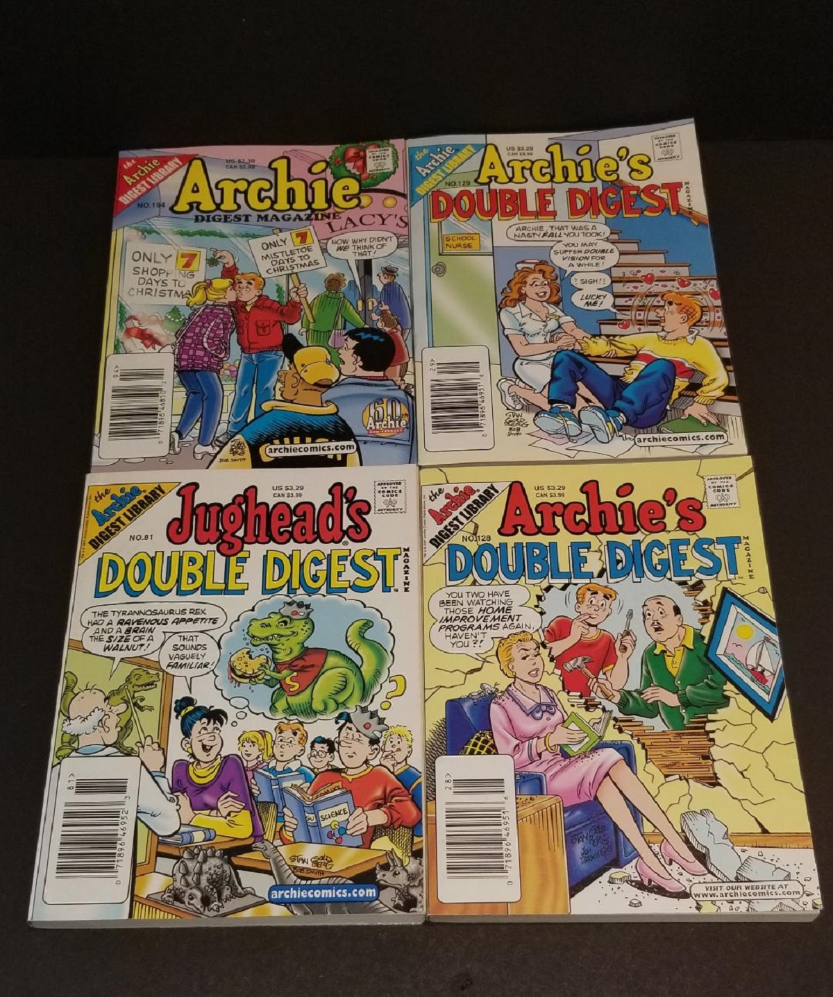 Lot of 4 Vintage The Archie Digest Library Comic Magazines 2001-2002 ...