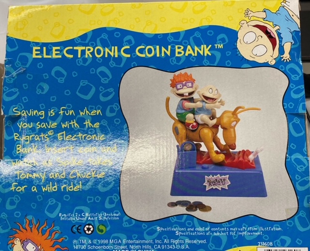 Nickelodeon Rugrats Electronic Coin Bank Toy 1998 | Property Room