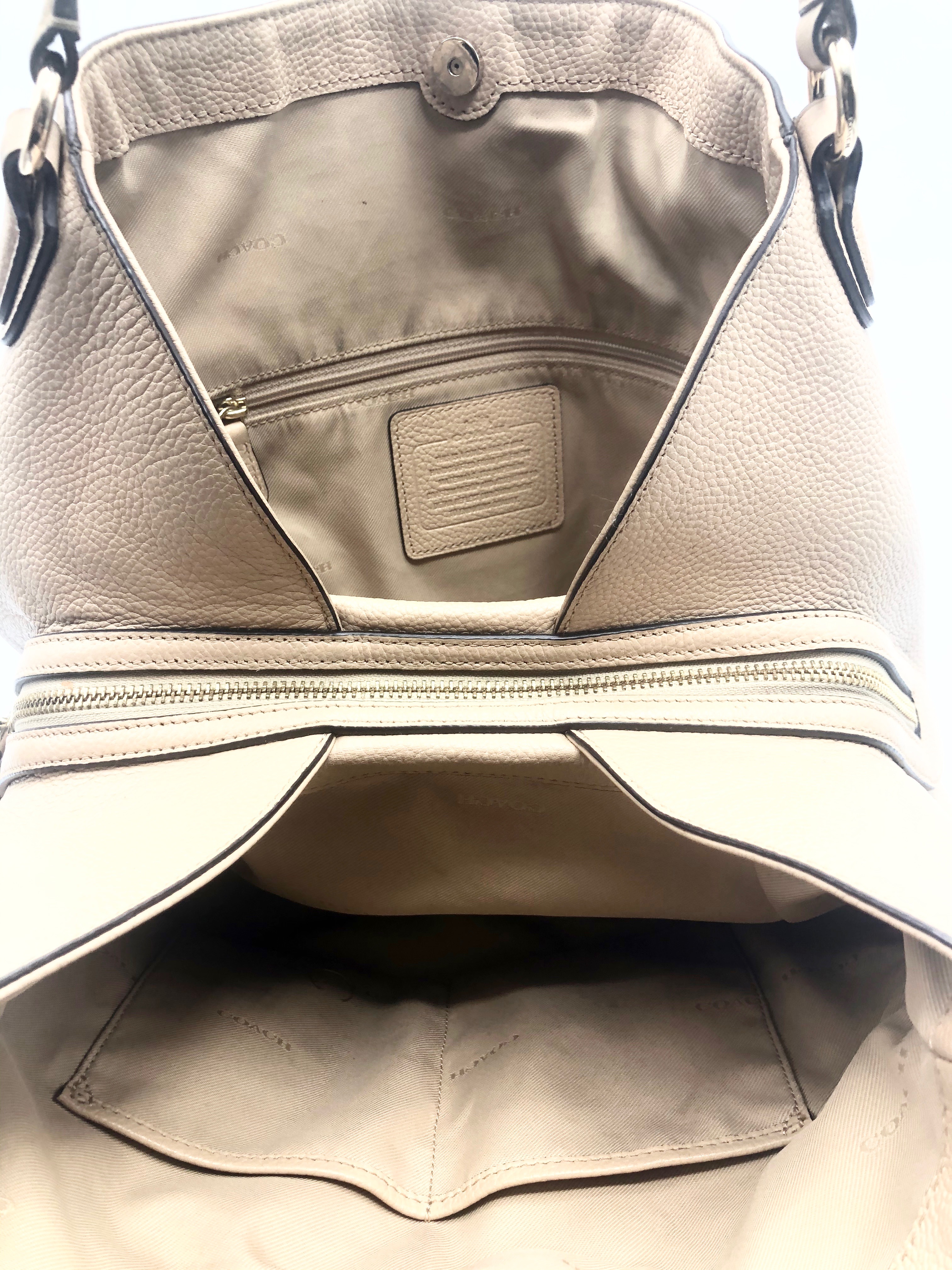 Coach Edie Shoulder Bag 31 in Refined Pebble Leather Retail $350 ...