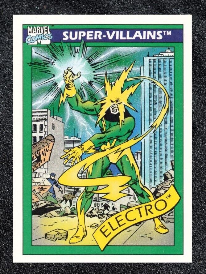 1990 Marvel Impel Electro Super-Villains Trading Card #58 | Property Room