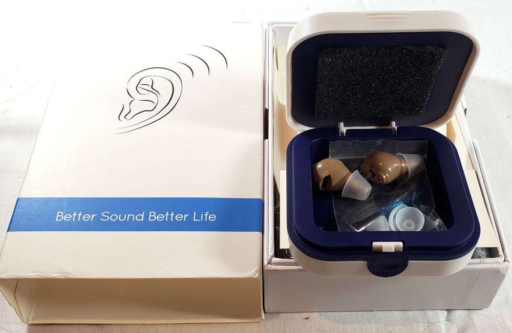Beige G17 Better Sound Better Life Hearing Aids | Property Room