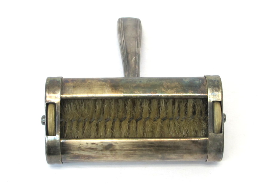 Vintage Silver Plated Table Crumb Sweeper/Brush | Property Room