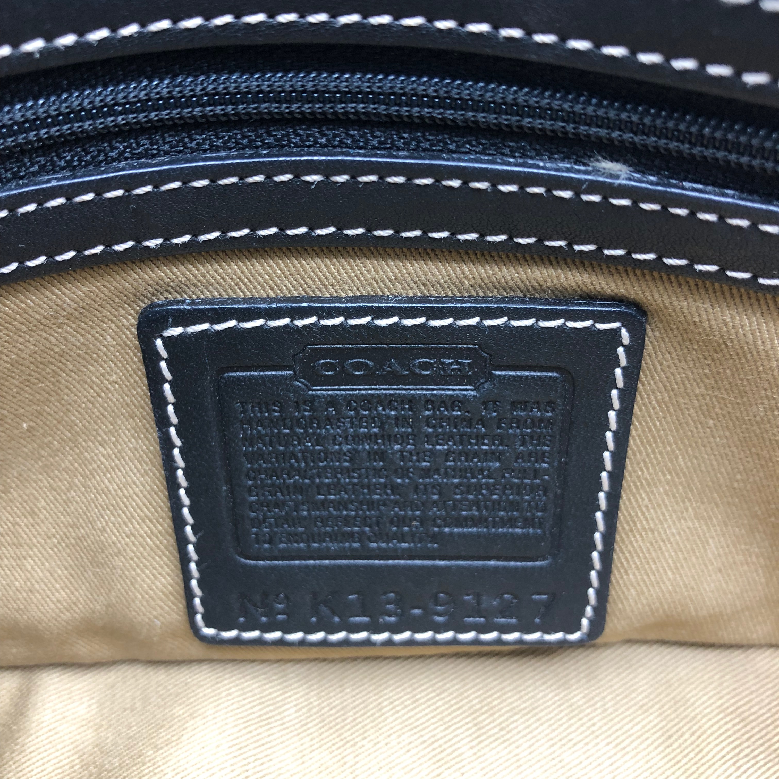COACH 9127 Black Leather Small Soho Shoulder Clutch Bag | Property Room