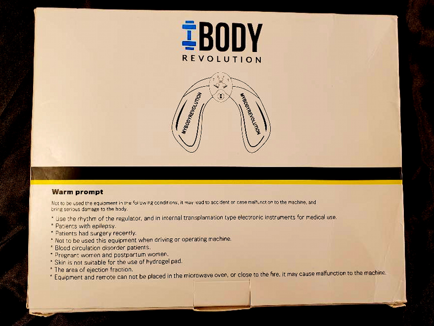 My Body Revolution EMS Wireless Smart Hips Trainer Buttocks Muscle ...