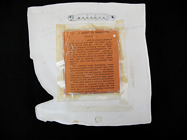 Handmade Indian God & Goddess Brackets c. 1970s | Property Room