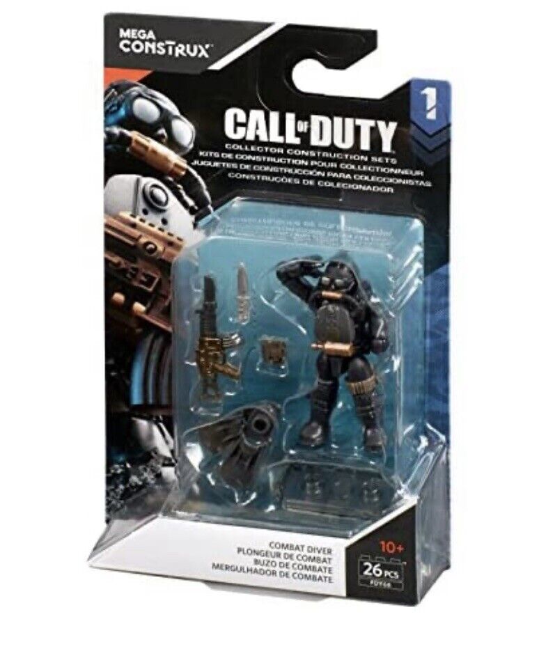 Mega Construx Call of Duty Specialists Series 1 Combat Diver Mini ...