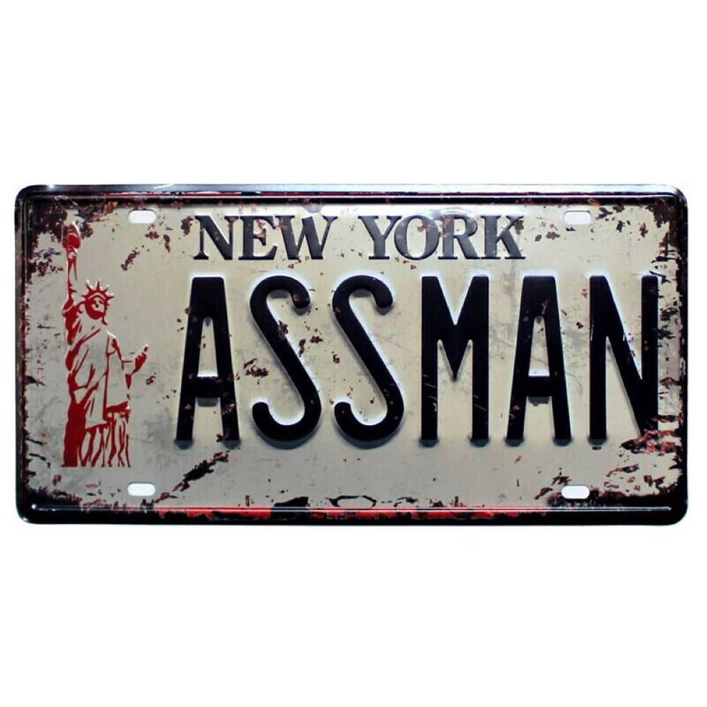 Kramer A**Man Vintage Looking License Plate Metal Sign 6" x 12 ...