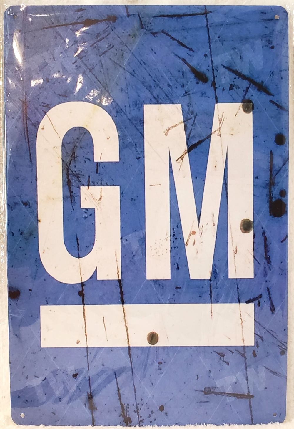 Metal Sign GM Logo 8" x 12" | Property Room