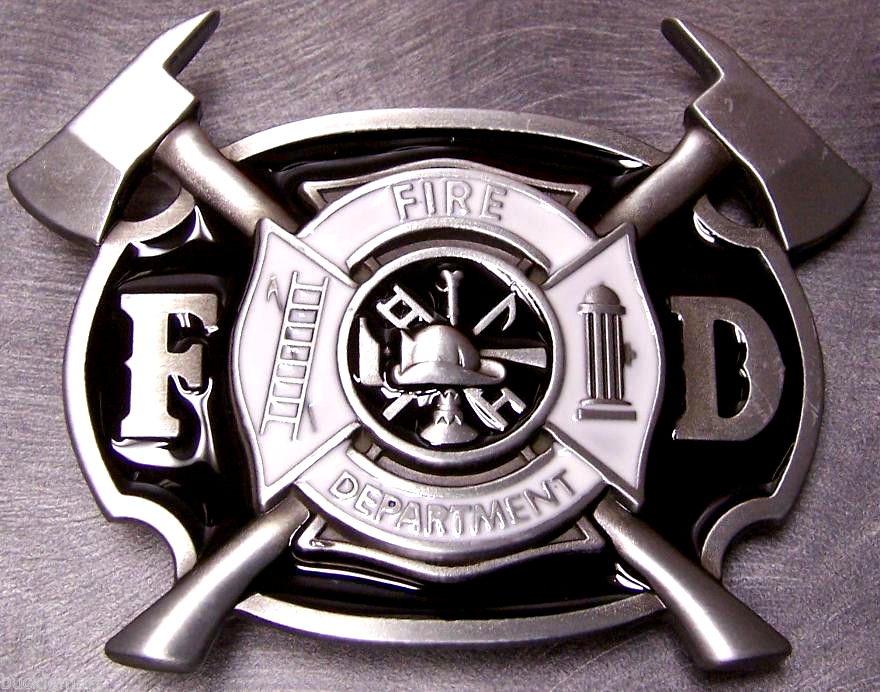 3D Fire Department Belt Buckle | Property Room