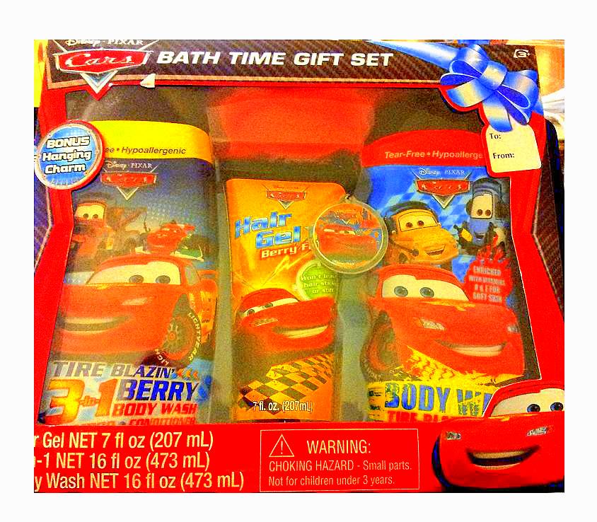 Walt Disney Pixar Cars Bath Time Gift Set Blazin' Berry | Property Room