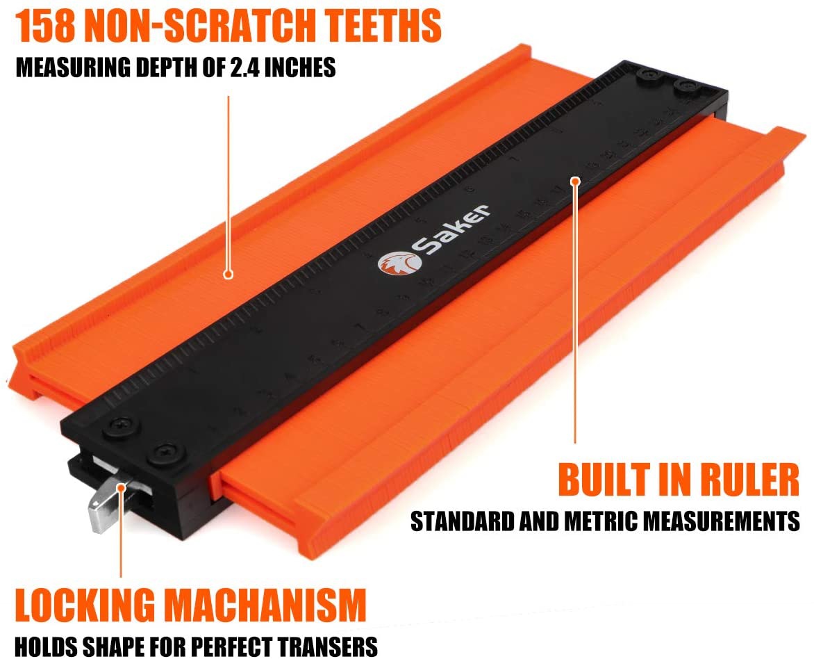 Contour Gauge Saker Tool Profile 10 Shape Duplicator Lock Duplication ...