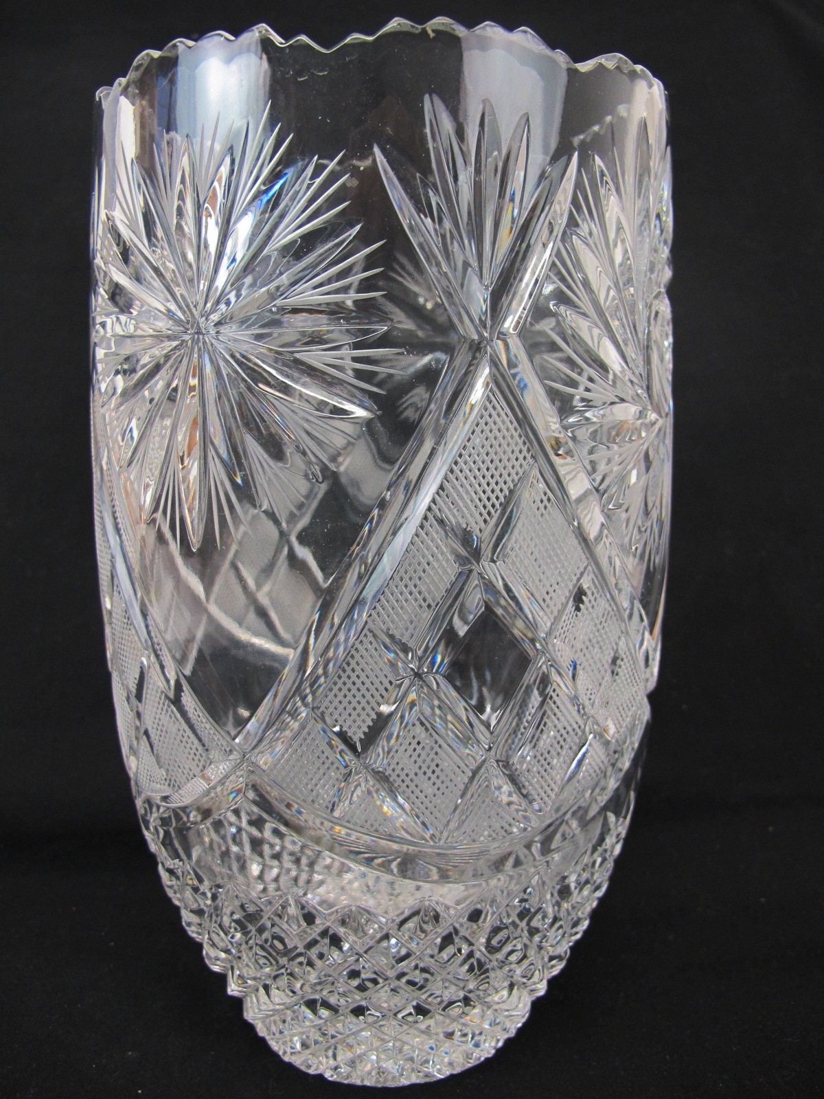 Vintage Hand Cut Crystal Vase | Property Room
