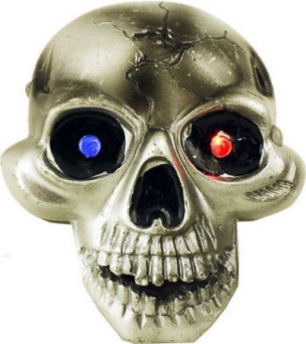 LED Light UP Eyes SKULL Belt Buckle | Property Room