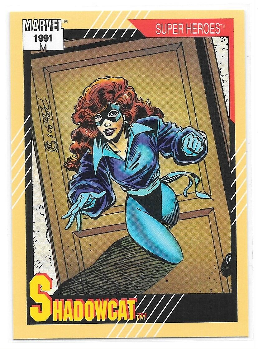 1991 Marvel Super Heroes Trading Card Series 2 Impel Shadowcat #9 ...