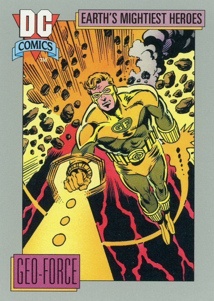 1992 Impel DC Comics Cosmic #52 Geo-Force | Property Room
