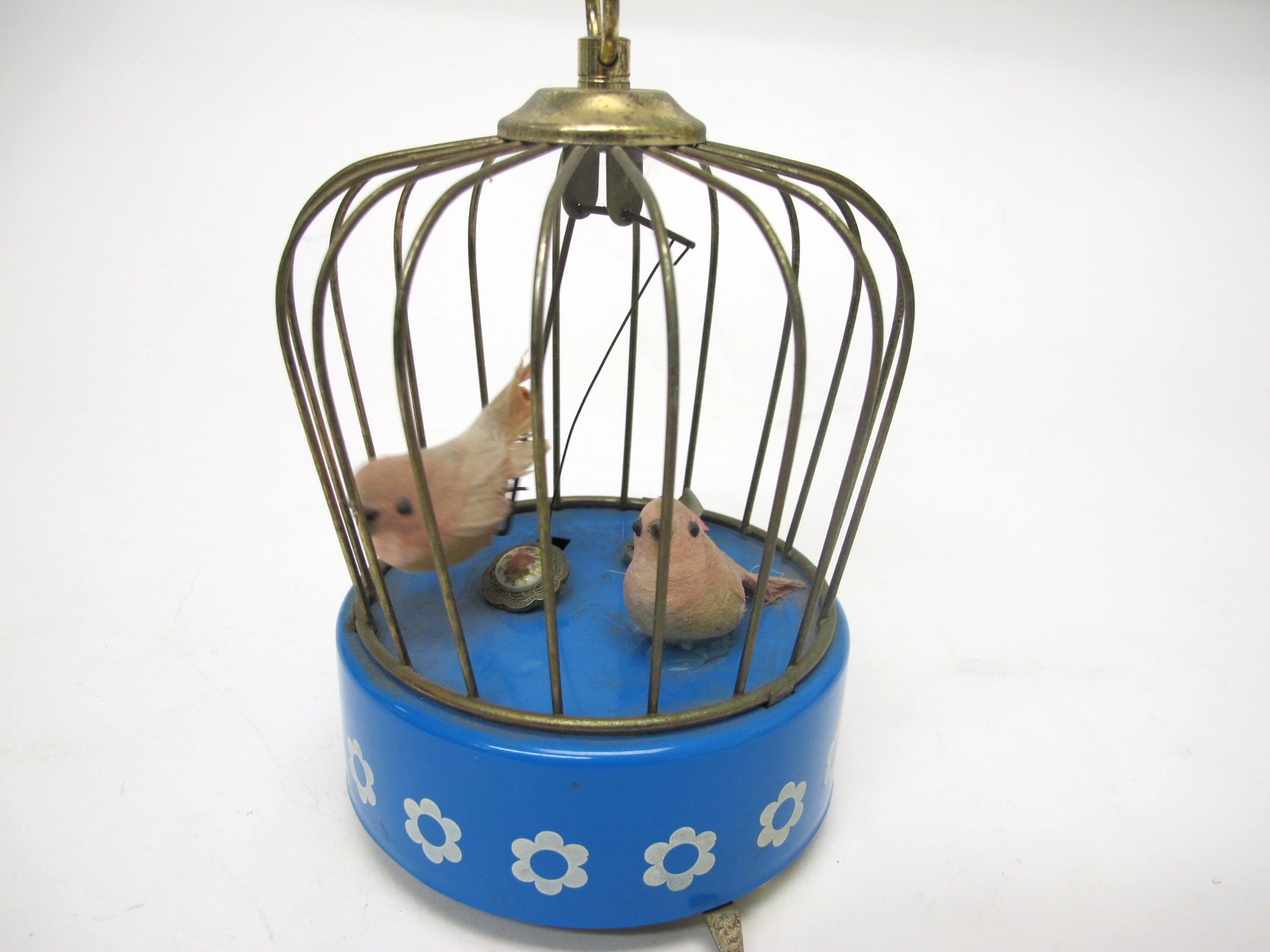 1950s Music Box Bird Cage with Mechanical Moving Bird | Property Room
