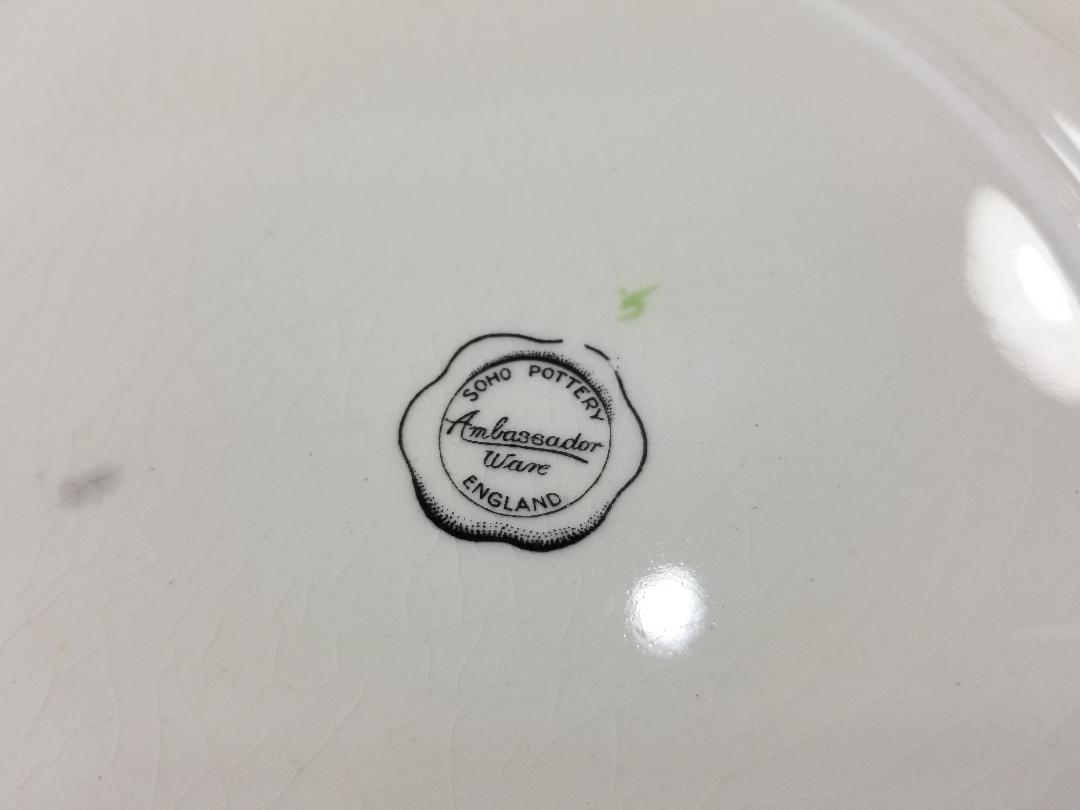 VTG English Ambassador Hand Painted Decorative Plate | Property Room