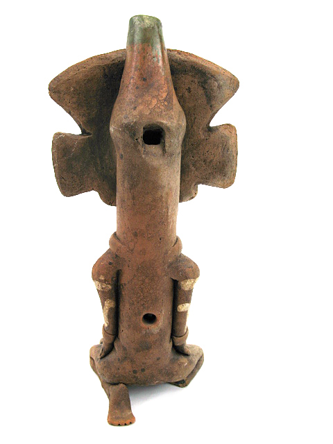 Handmade Aztec Pottery Flute c. 1970s | Property Room