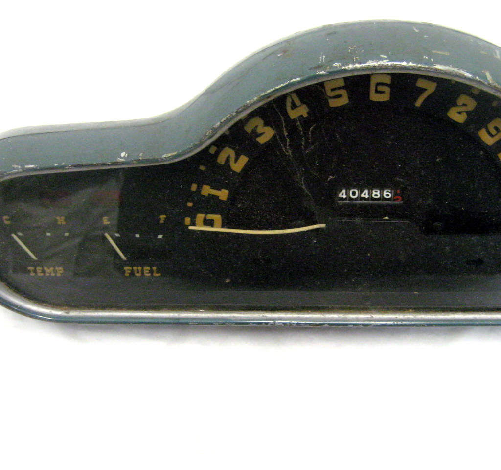 Vintage Hudson Instrument Dash Panel - Gauge Cluster- Circa 1950's ...