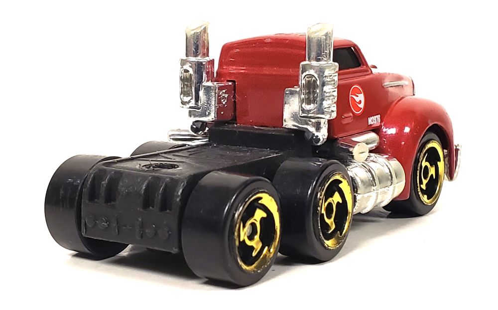 Vintage 2001 Mattel Hot Wheels Red Semi Truck Cap Die Cast 3.5 ...