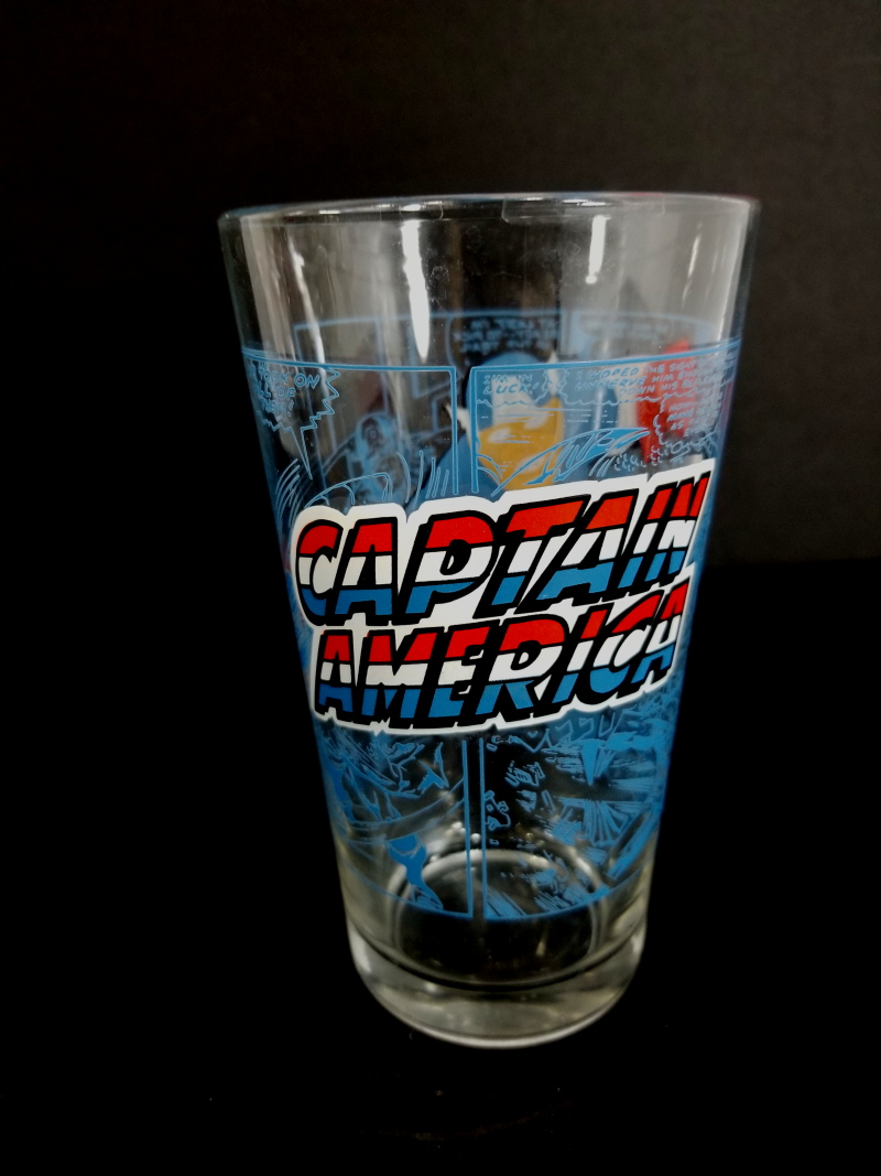 Captain America Official Marvel Drinking Glass | Property Room