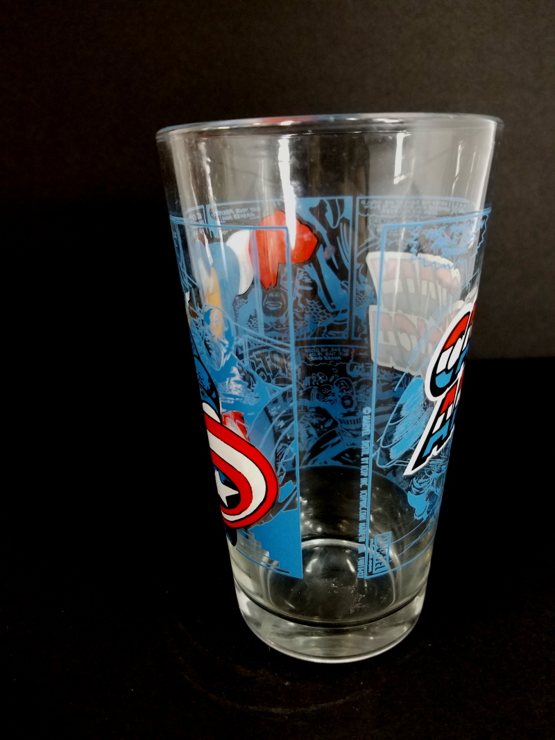 Captain America Official Marvel Drinking Glass | Property Room