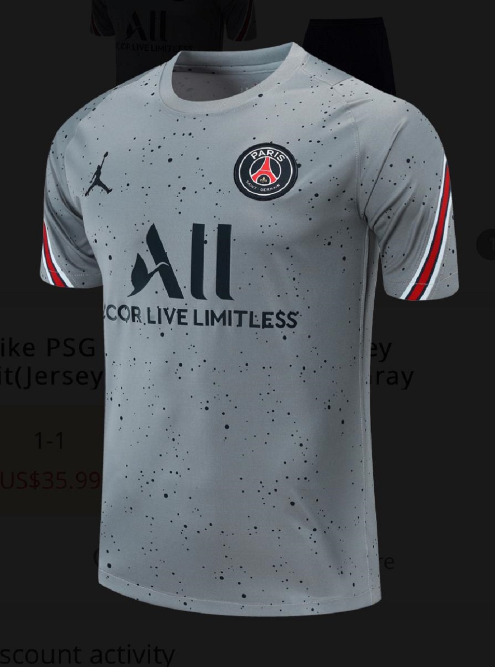 Nike PSG Training Soccer Jersey 2021/22 Size- Small | Property Room