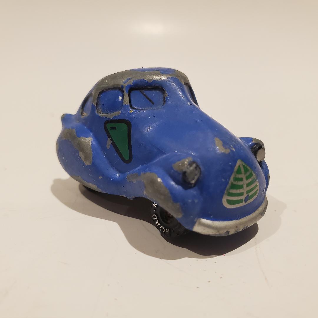 Vintage 1988 Blue Blob Hallmark Die Cast Metal Toy Car | Property Room