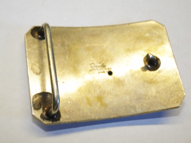 Ricardo Nickel Silver Metal Belt Buckle | Property Room