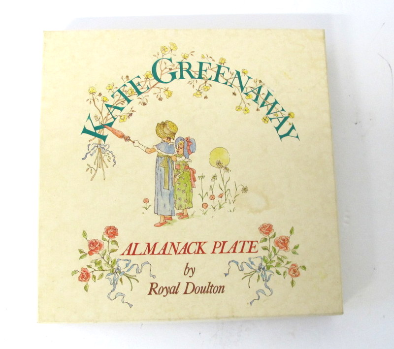 Kate Greenaway Libra Almanack Plate by Royal Doulton-1977 | Property Room