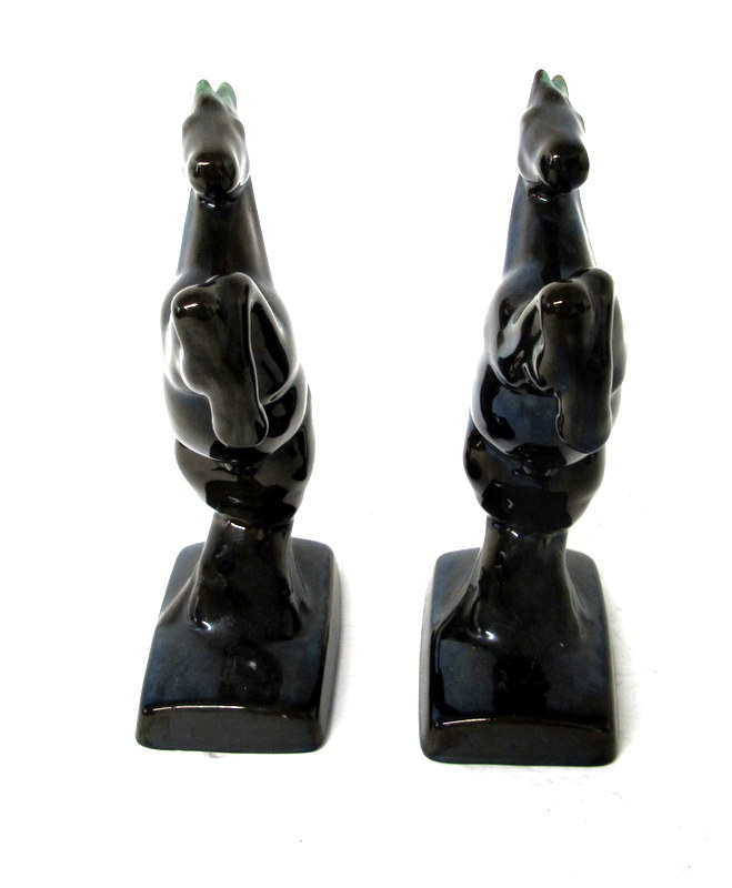 Vintage Original Blue Mountain Pottery Horse Bookends- Circa 1980's ...