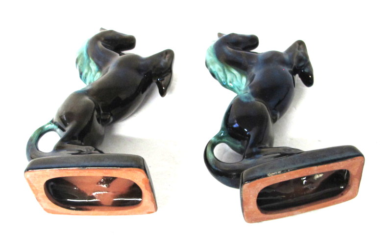 Vintage Original Blue Mountain Pottery Horse Bookends- Circa 1980's ...