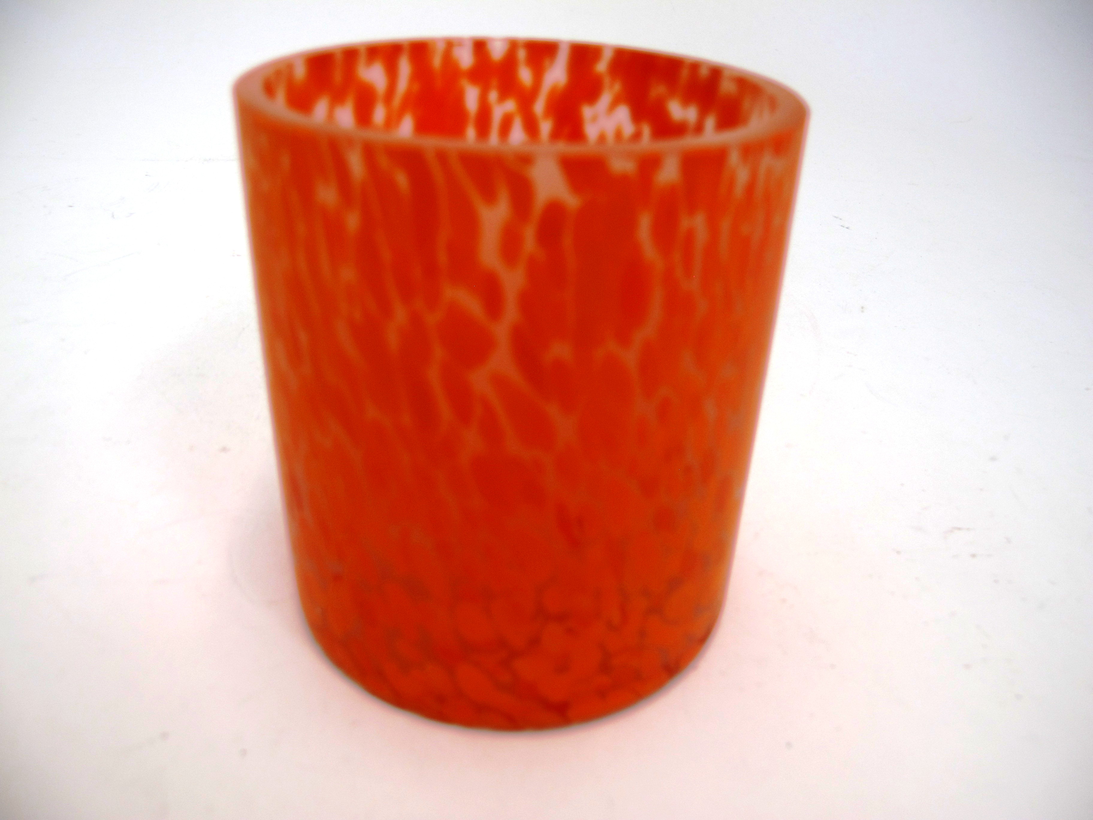 Vintage Murano Splattered Orange Art Glass | Property Room