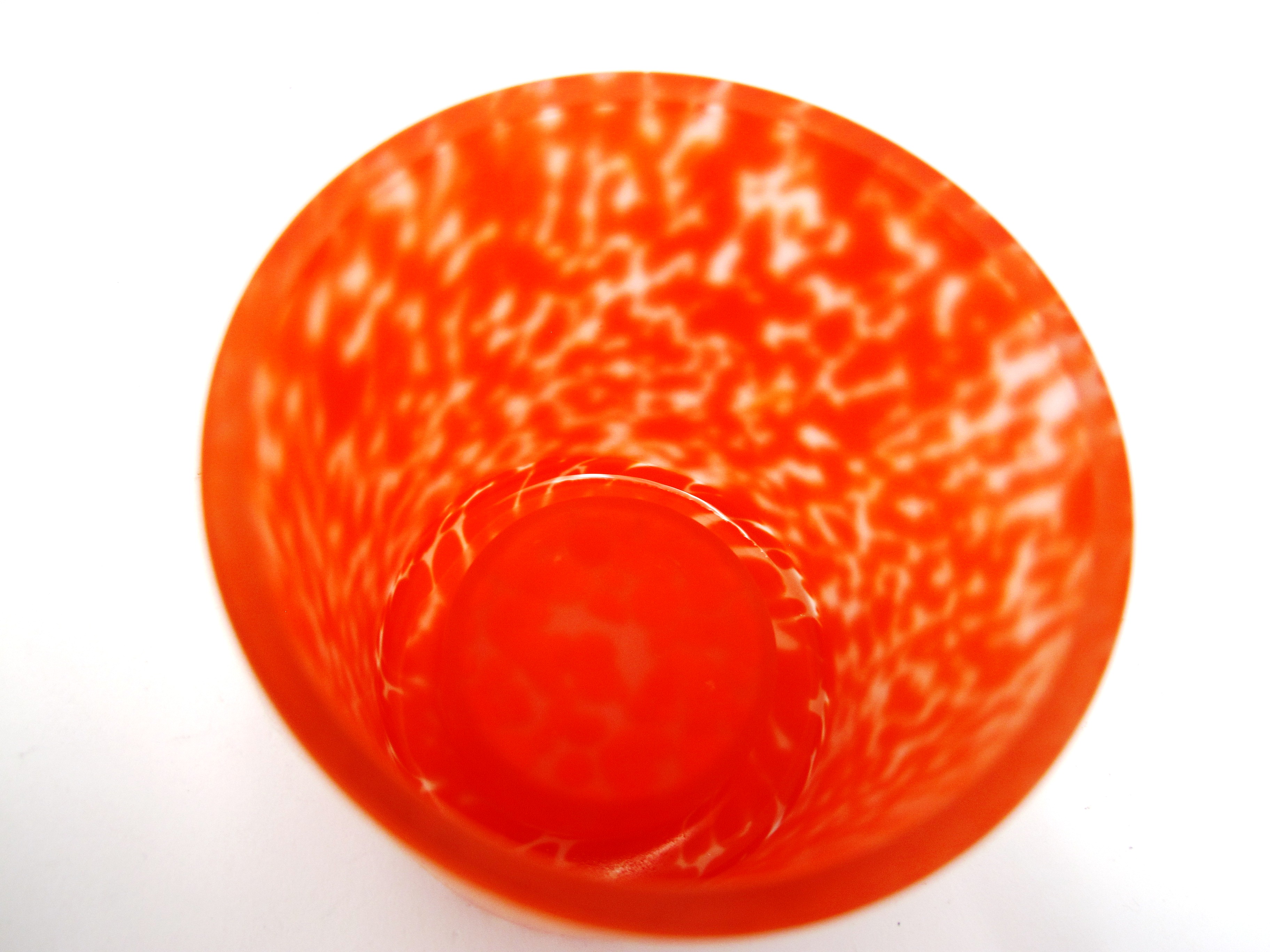 Vintage Murano Splattered Orange Art Glass | Property Room