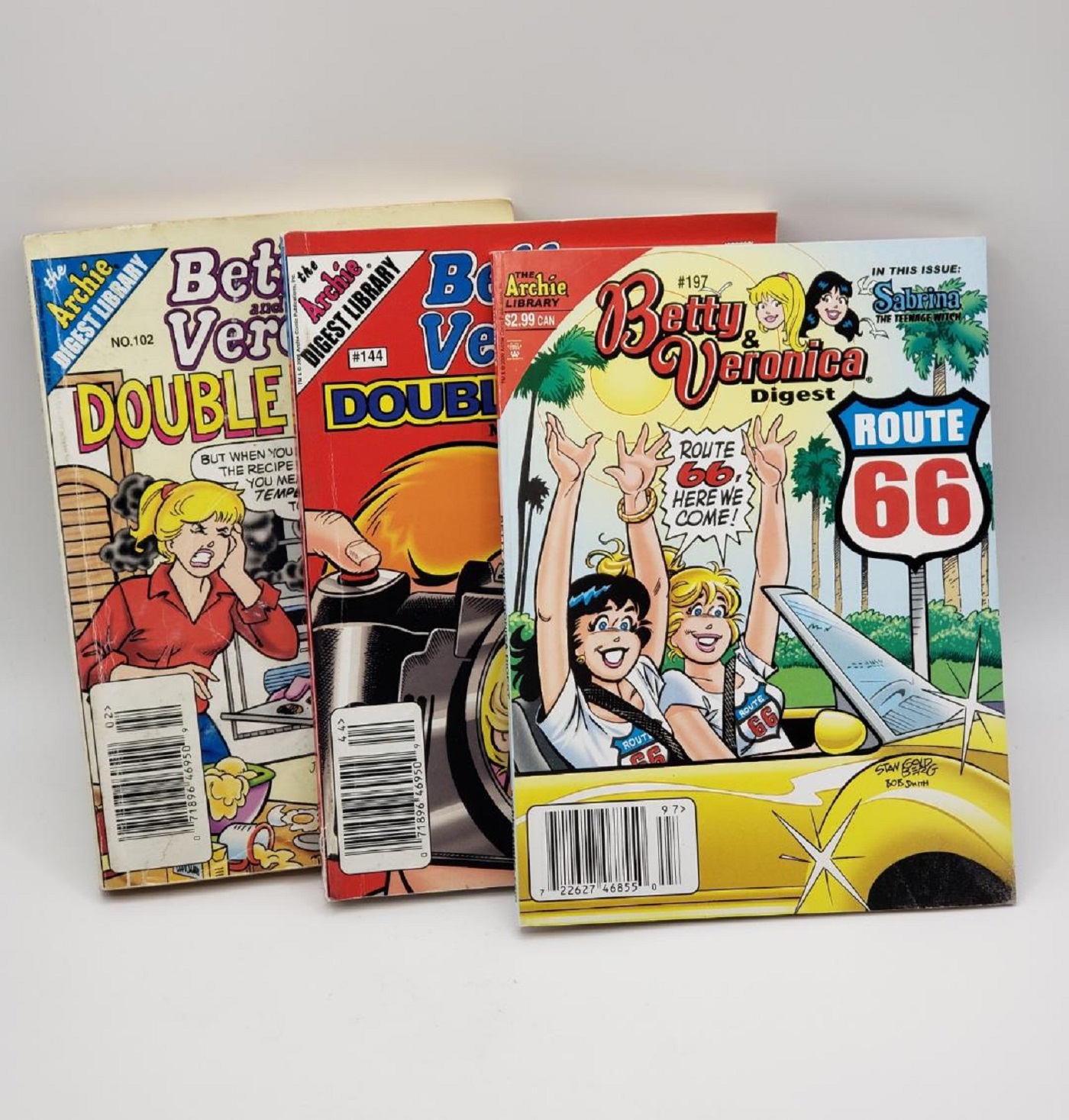 Set of 3 The Archie's Digest Library Comic Books - Betty and Veronica ...