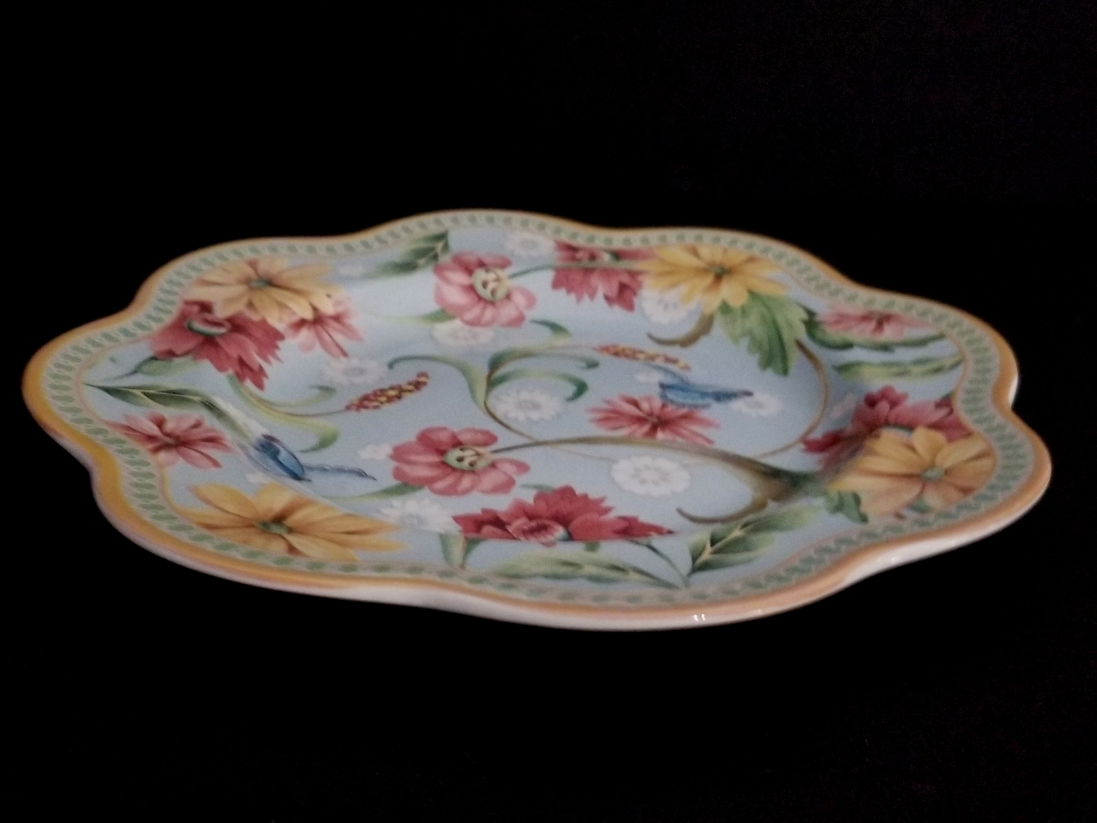 Porcelain Decorative Plate by Spode England - Exotic Garden | Property Room