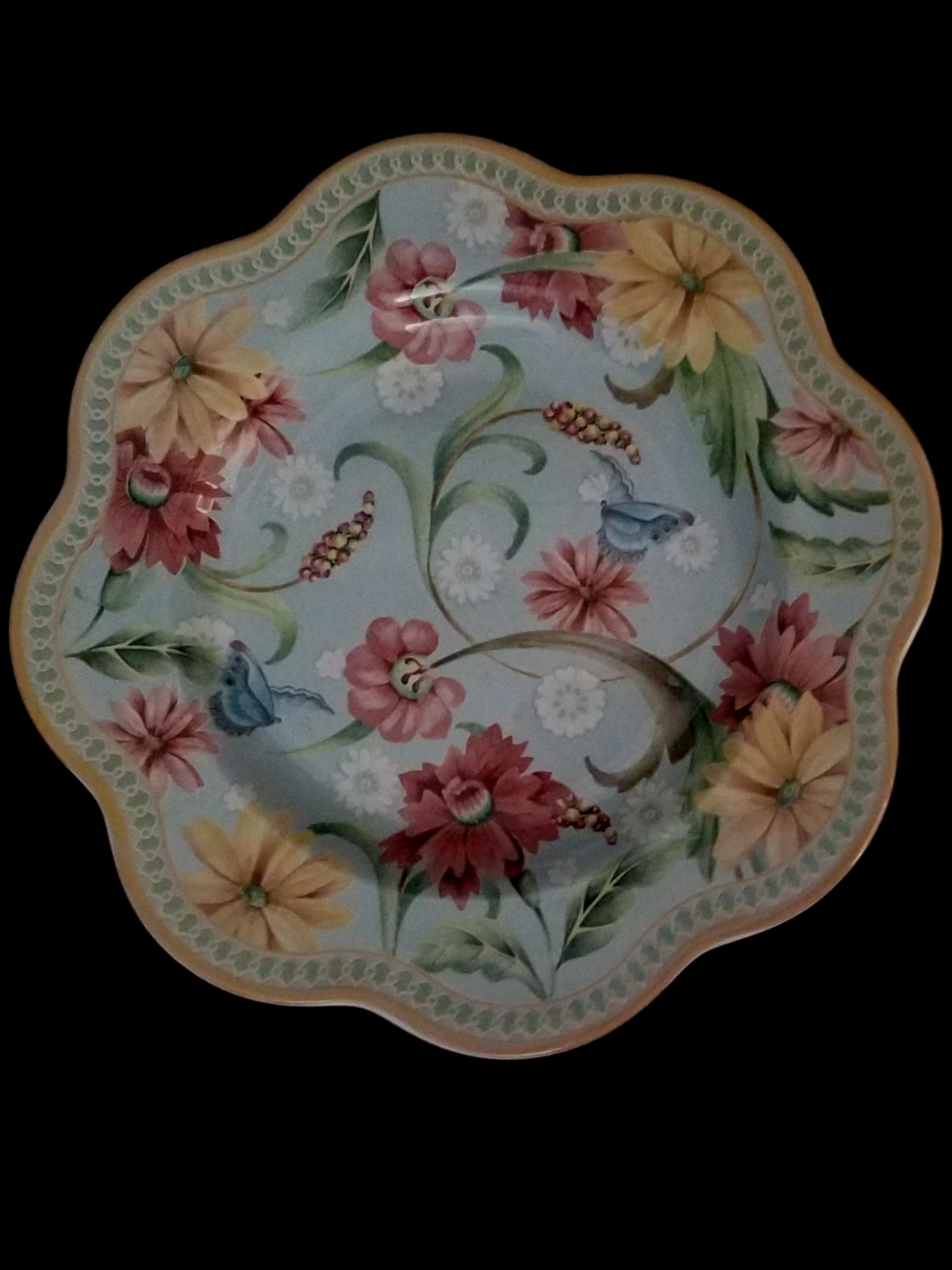 Porcelain Decorative Plate by Spode England - Exotic Garden | Property Room