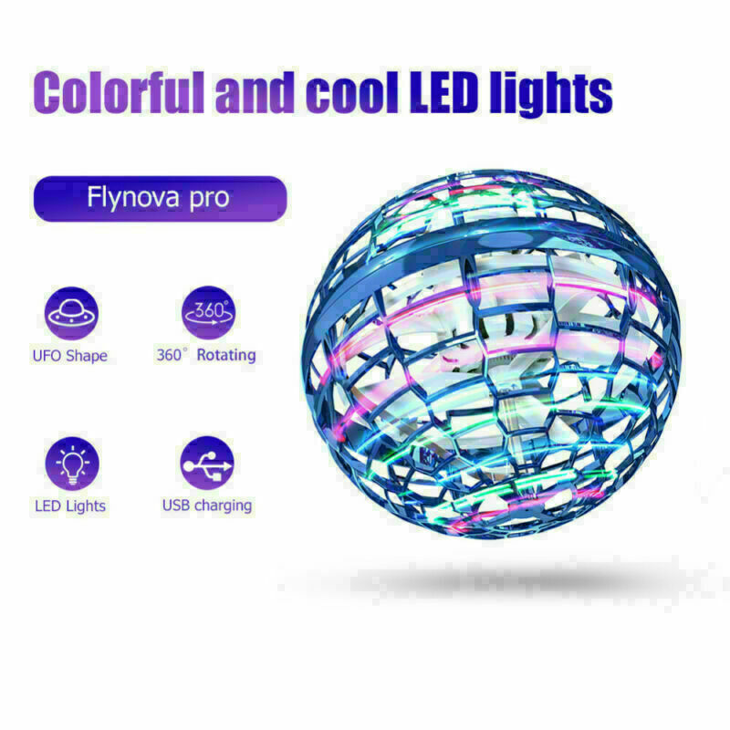 Pro Flying Toy Boomerang Spinner Ball Tricks Hand Operated Drone ...