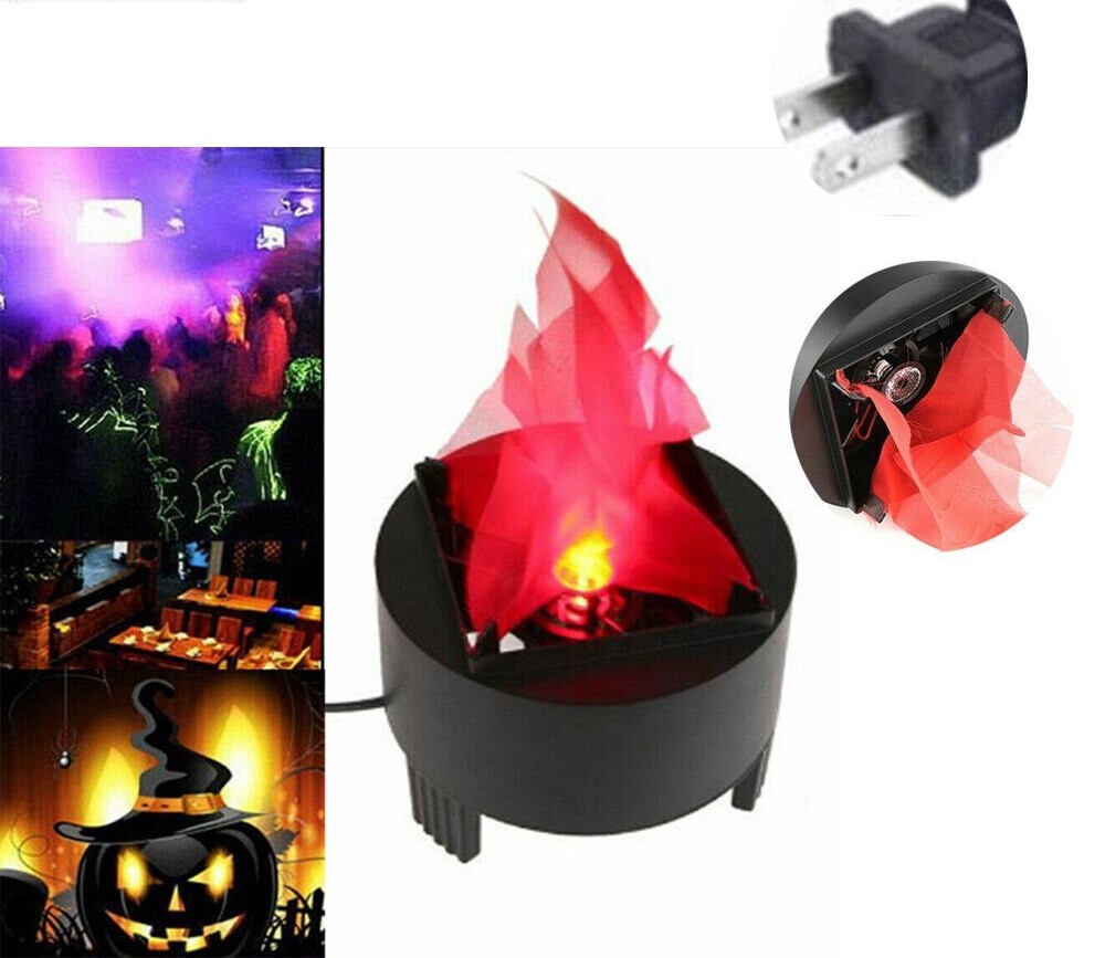 LED 3D Fake Fire Flame Light for Indoor Party Decoration | Property Room