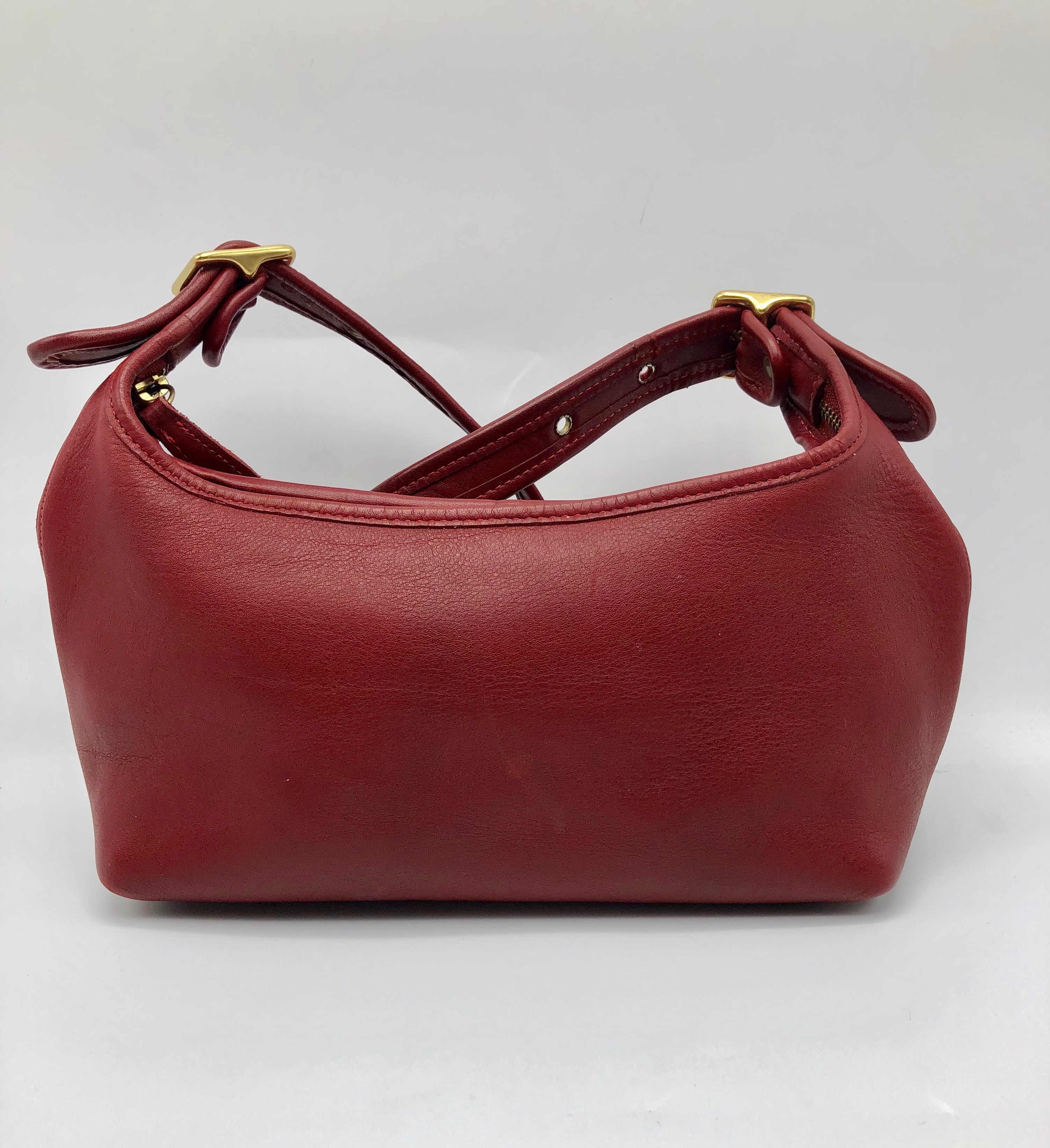 COACH Red Leather Hobo Bag | Property Room