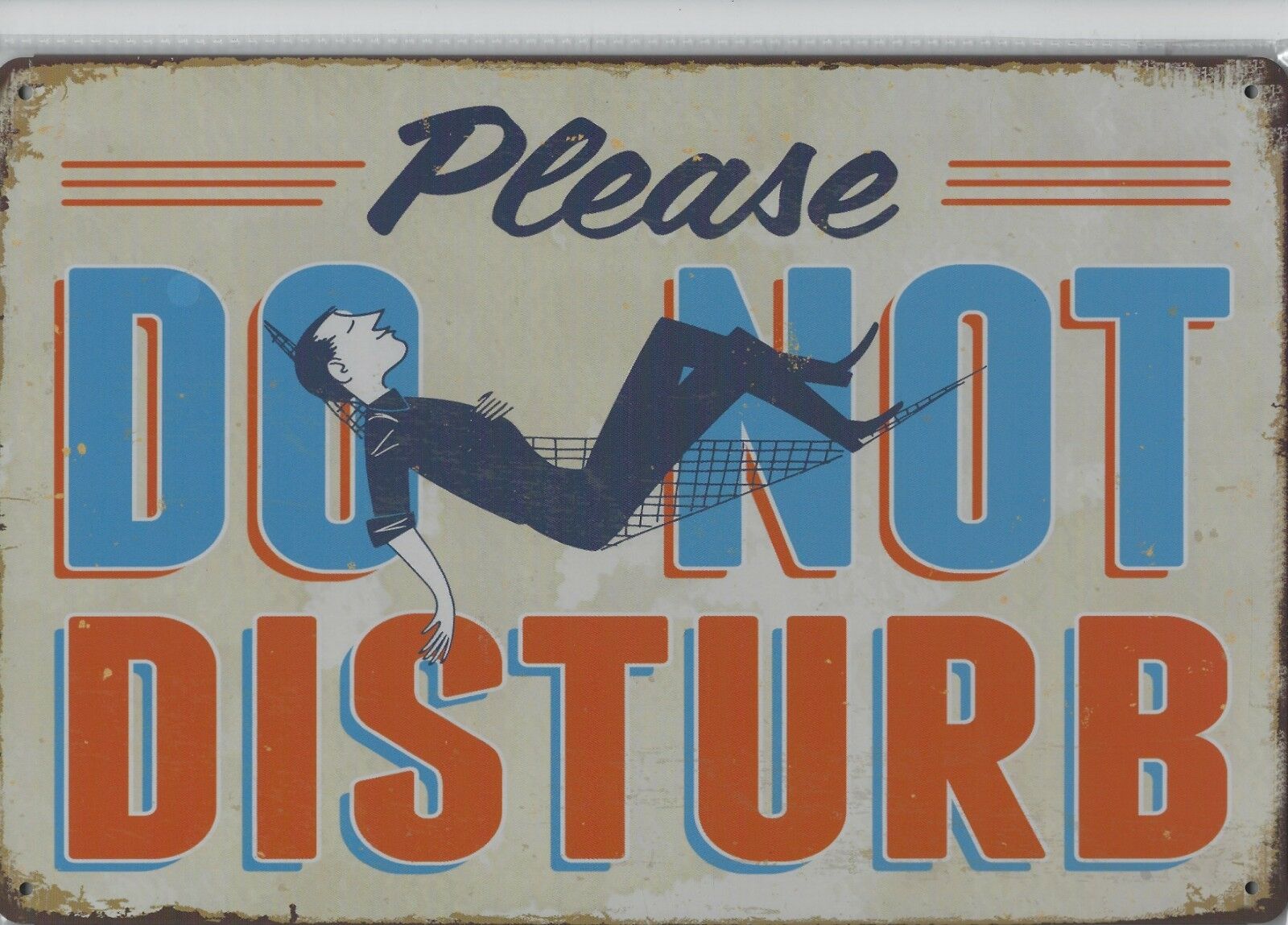 Please Do Not Disturb Wall Decor Metal Sign | Property Room