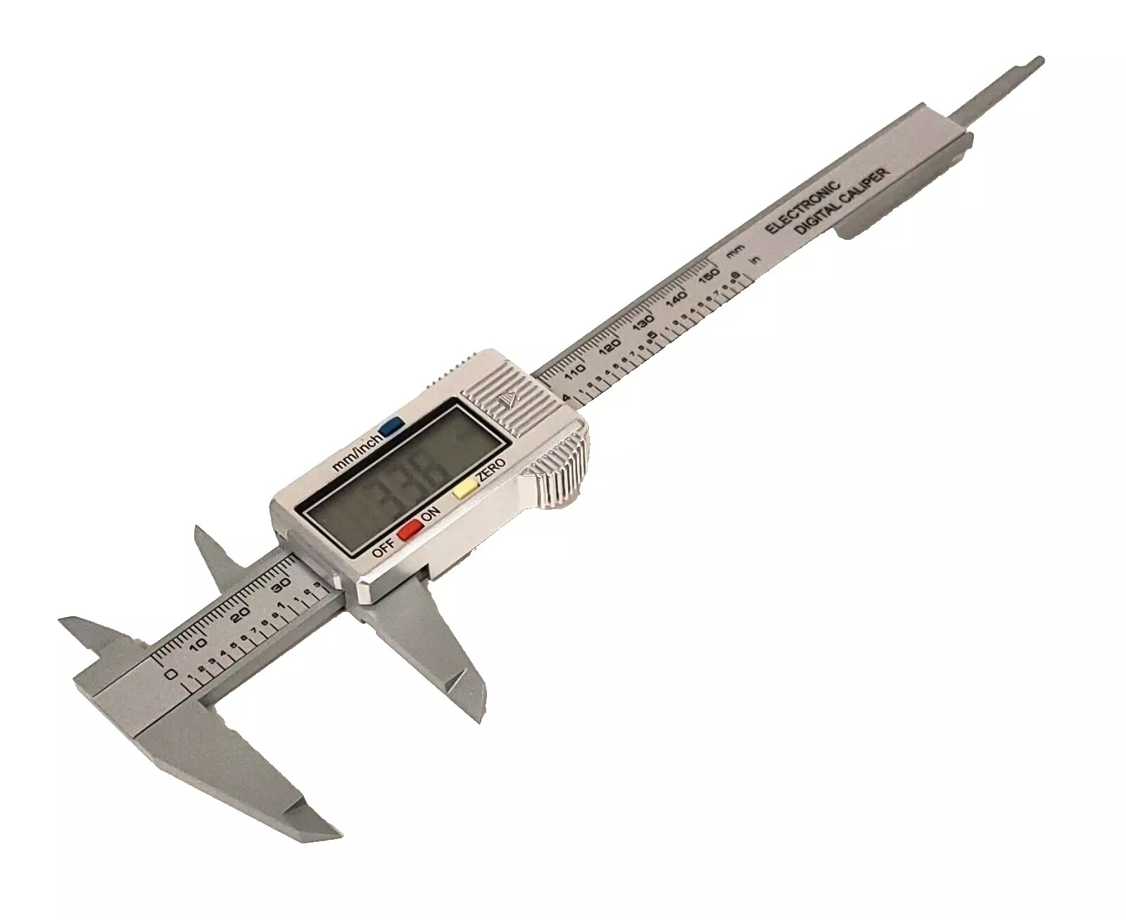 6" 0-150mm LED Digital Caliper Vernier Micrometer Electronic Ruler ...