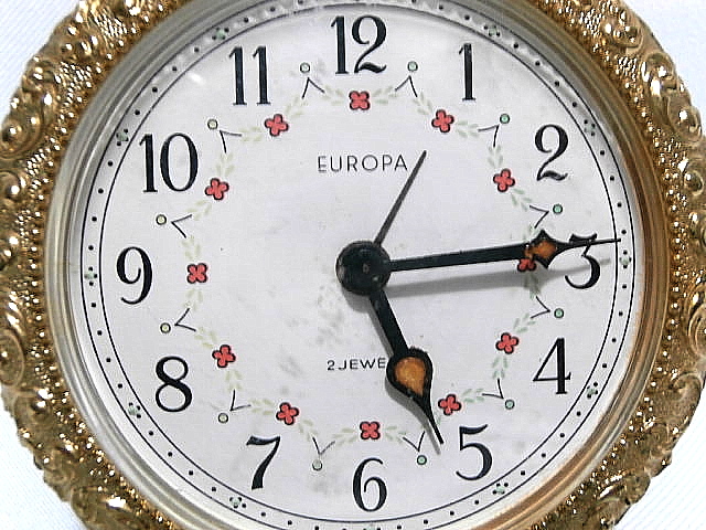 German Wind Up Alarm Clock By Europa | Property Room